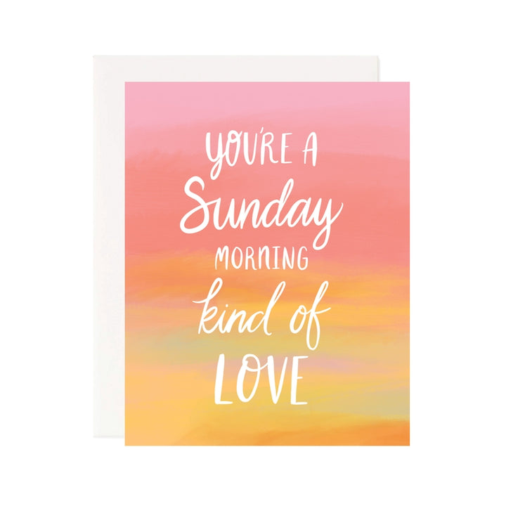 Sunday Morning Greeting Card Card by PINEAPPLE SUNDAYS DESIGN STUDIO ...